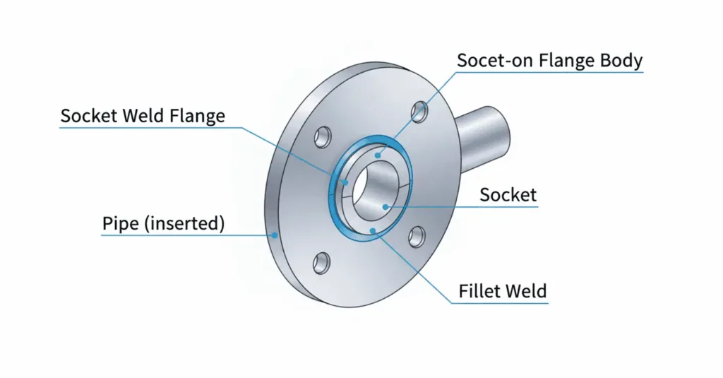 Stainless Steel Socket Weld Flange Manufacturer | SS316L/SS304 | ASME B16.5