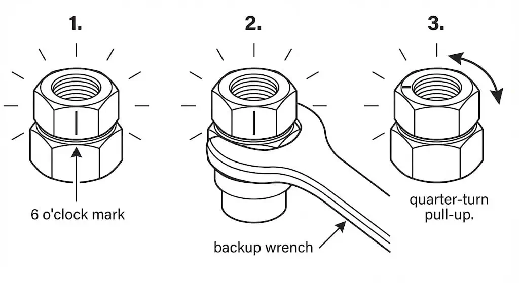 How to install Swagelok type fittings？ - Sunhy